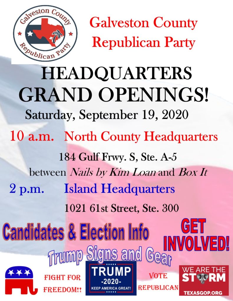 Galveston County Republican Party Headquarters Grand Opening ...
